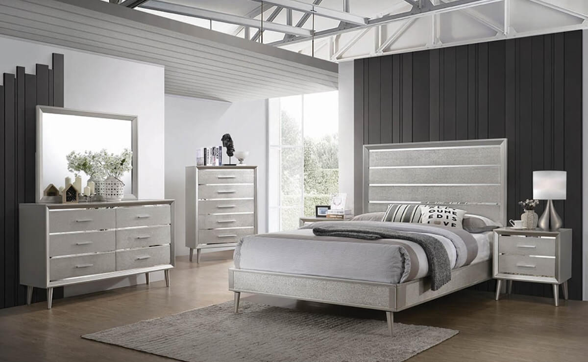 6 wow-worthy mid-century modern bedroom sets - Coaster Fine